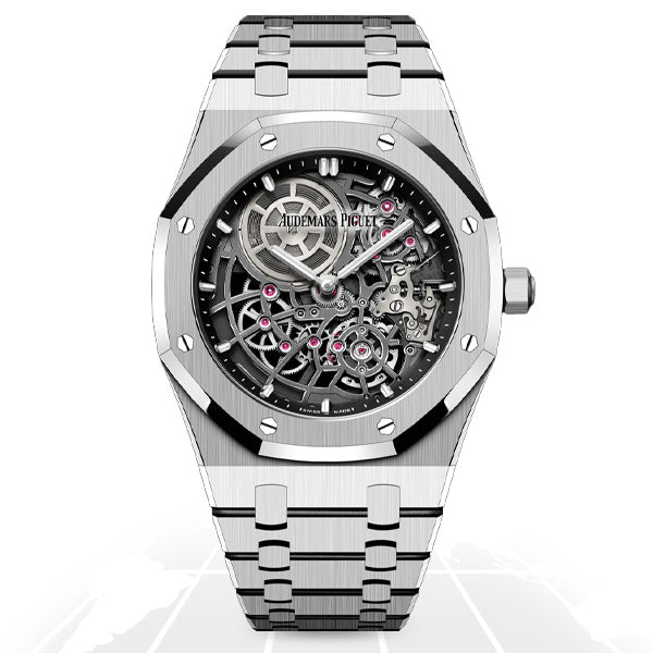 Audemars Piguet Royal Oak "Jumbo" Extra-Thin Openworked 16204BC.OO.124 ...