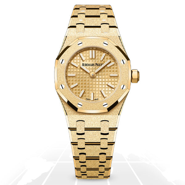 Audemars Piguet Royal Oak Mini Frosted Gold Quartz 67630BA.GG.1312BA.0 ...