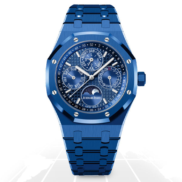Audemars Piguet Royal Oak Perpetual Calendar Blue Ceramic 26579CS.OO.1 ...